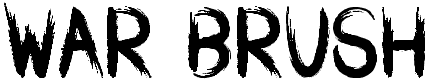 War Brush Fonte | Visualizar
