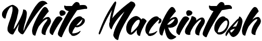 White Mackintosh Fonte | Visualizar