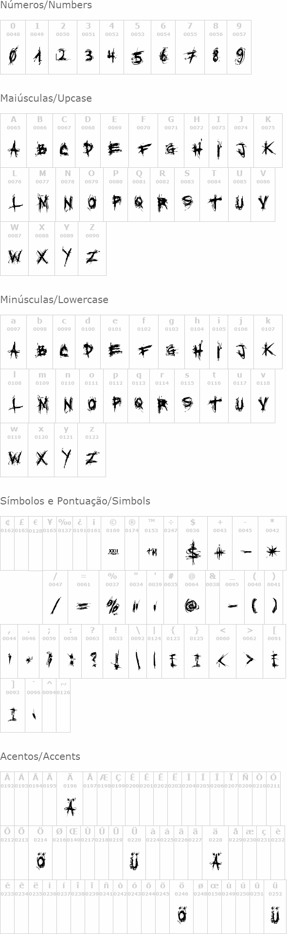 XXII Scratch Fonte | Visualizar