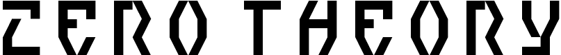 Zero Theory Fonte | Visualizar